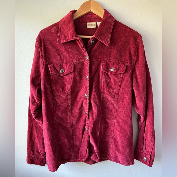 Crossroads | Jackets & Coats | Crossroads Red Velvet Jacket | Poshmark